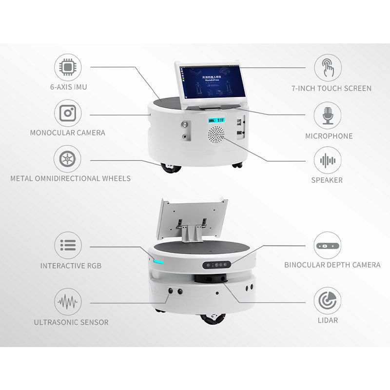 Omnidirectional motion multi-sensor intelligent ROS robot – Taobotics Robot:Online Robotics Store