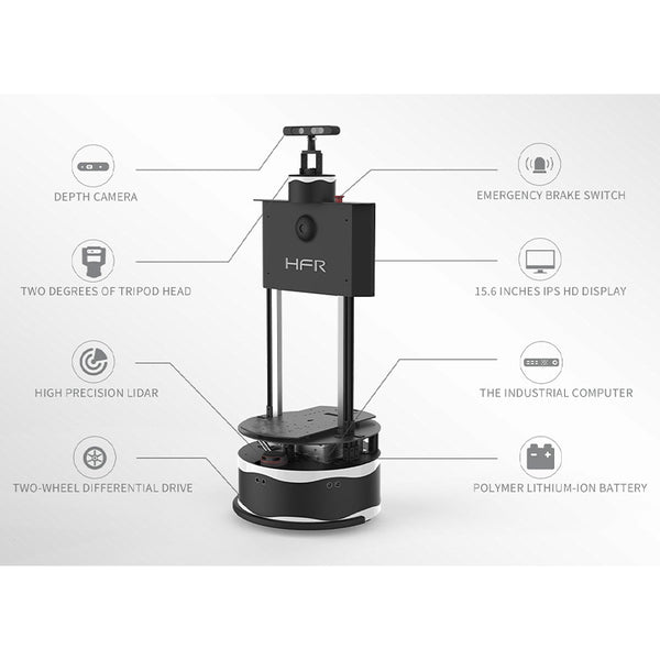 Ros Robot With Two Wheel Differential Multi Sensor Taobotics Robot