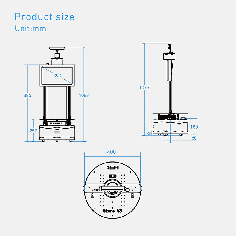 Ros Robot With Two Wheel Differential Multi Sensor Taobotics Robot